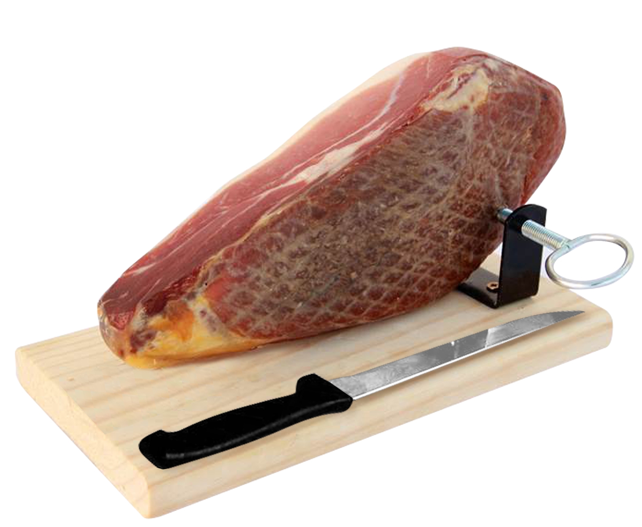 Mini jamón curado Artysán + jamonero + cuchillo - 1 kg